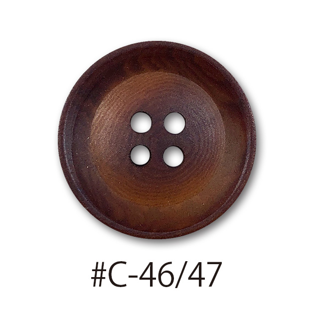 BUTTON SHOP JAPAN / COROZO NUT BUTTON TWO TONE COROZO #TNC-029Y